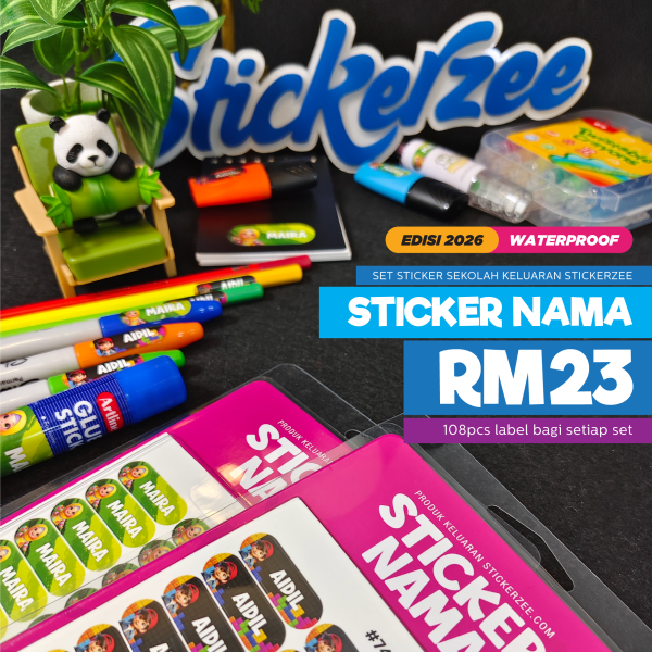 Sticker Nama – Stickerzee